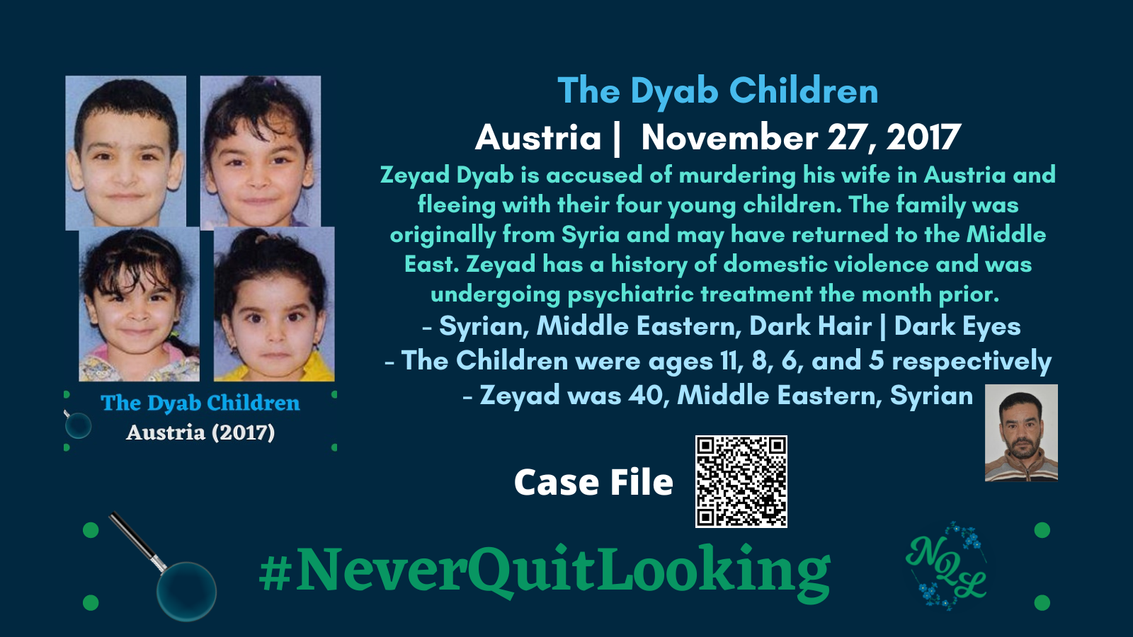 The Dyab Children (Endangered Missing Children) — The Suitcase Detective